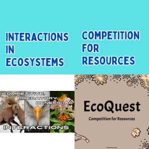 Student Lesson: Competition for Resources in Ecosystems MS.LS2A.b ...