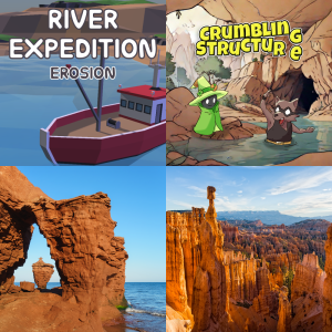 Free Educational Games: Types of Weathering and Erosion S6E5.d - Free ...