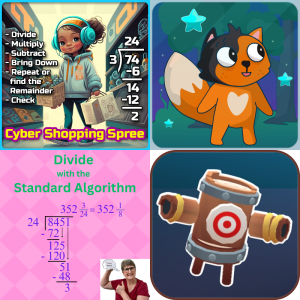 Free Educational Games: Divide Multi-Digit Whole Numbers MA.5.NSO.2.2 ...