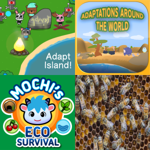 Worksheet: Adaptation of Populations 3.4a - Free Educational Games ...