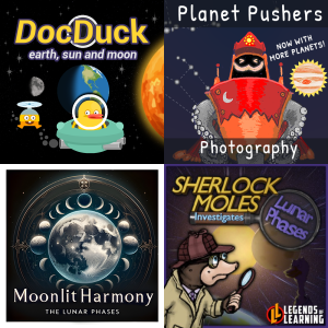 Lesson: Learn Moon Phases - Free Educational Games - Legends of Learning