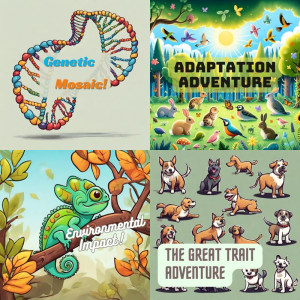 Worksheet: Inherited Traits and Environmental Influences 5.LS3.1 - Free ...