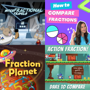 Game Based Learning: Comparing Two Fractions Same Numerator and ...