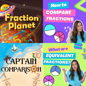 Free Educational Games: Understanding Equivalent Fractions 3.NF.A.3.a ...