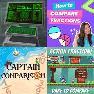 Free Homework Prep: Comparison of Fractions 4.NF.A.2 - Free Games and ...