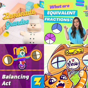 Game Based Learning: Understanding Equivalent Fractions 3.NF.A.3.a ...