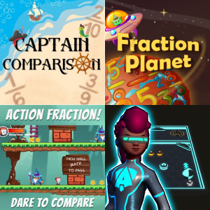Game Based Learning: How to Compare Fractions - Free Games and Videos ...