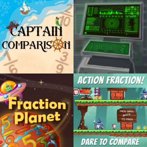 Student Lesson: Comparison of Fractions 4.NF.A.2 - Free Games ...