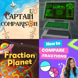 For Class: Comparison of Fractions M04.A-F.1.1.2(4.C.1) - Free Games ...