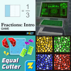 Student Lesson: Partition Shapes Into Unit Fractions 3.G.A.2 - Free ...