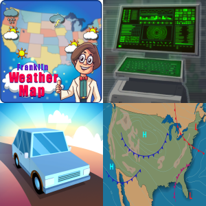 Worksheet: Weather Maps S4E4.b - Free Educational Games - Legends of ...