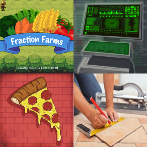 Student Lesson: Find Area of Rectangles with Fractional Side Lengths 5 ...