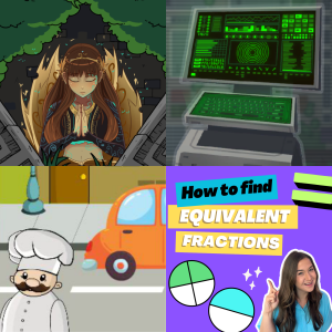 Lesson: Visual Models of Equivalent Fractions 4.NSF.1 - Free Games and ...