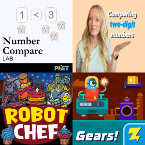 Student Lesson: Comparing Two-Digit Numbers 1.NBT.B.3 - Free Games ...