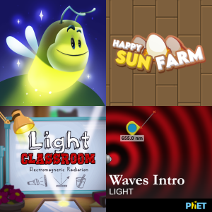 Worksheet: Visible Light 5.6a - Free Games and Simulations - Legends of ...