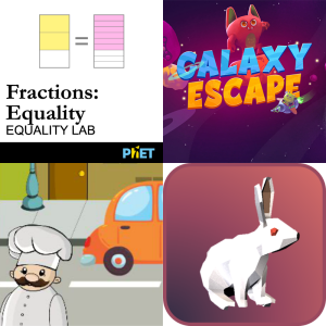 Free Lesson: Visual Models of Equivalent Fractions 4.NF.1 - Free Games ...