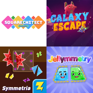 Lesson: Identify Lines Of Symmetry AR.4.G.A.3 - Free Educational Games ...