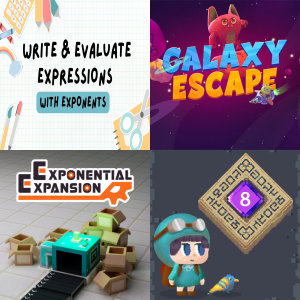 Worksheet: Write And Evaluate Expressions With Exponents NC.6.EE.1 ...