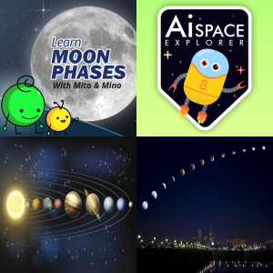 Lesson: Lunar Phases MS-ESS1.A-1b - Free Educational Games - Legends of ...