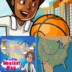 Worksheet: Weather Maps S4E4.b - Free Educational Games - Legends of ...