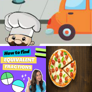 Free Lesson: Visual Models of Equivalent Fractions 4.NF.1 - Free Games ...