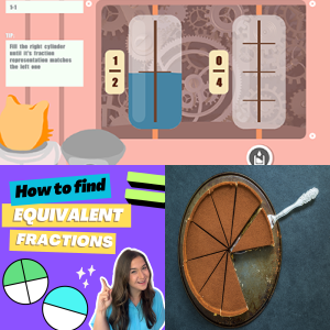 Lesson: Model Equivalent Fractions 3.NF.A.3.b - Free Games, Assessments ...