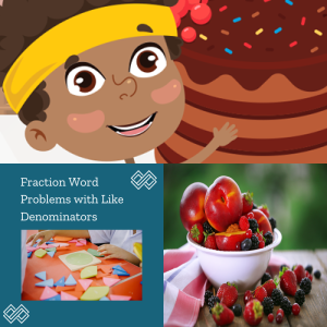 Student Lesson: Same Denominator Fraction Word Problems 4.NF.3.d - Free ...