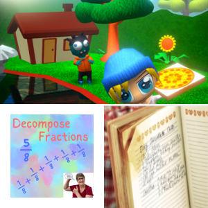 Game Based Learning: Decompose Fractions - Free Games, Assessments, and ...