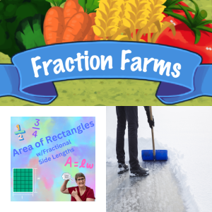 Free Educational Games: Find Area Of A Rectangle Using Unit Fraction ...